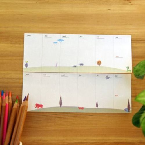 MochiThings: Pony Weekly Schedule Sticky Note