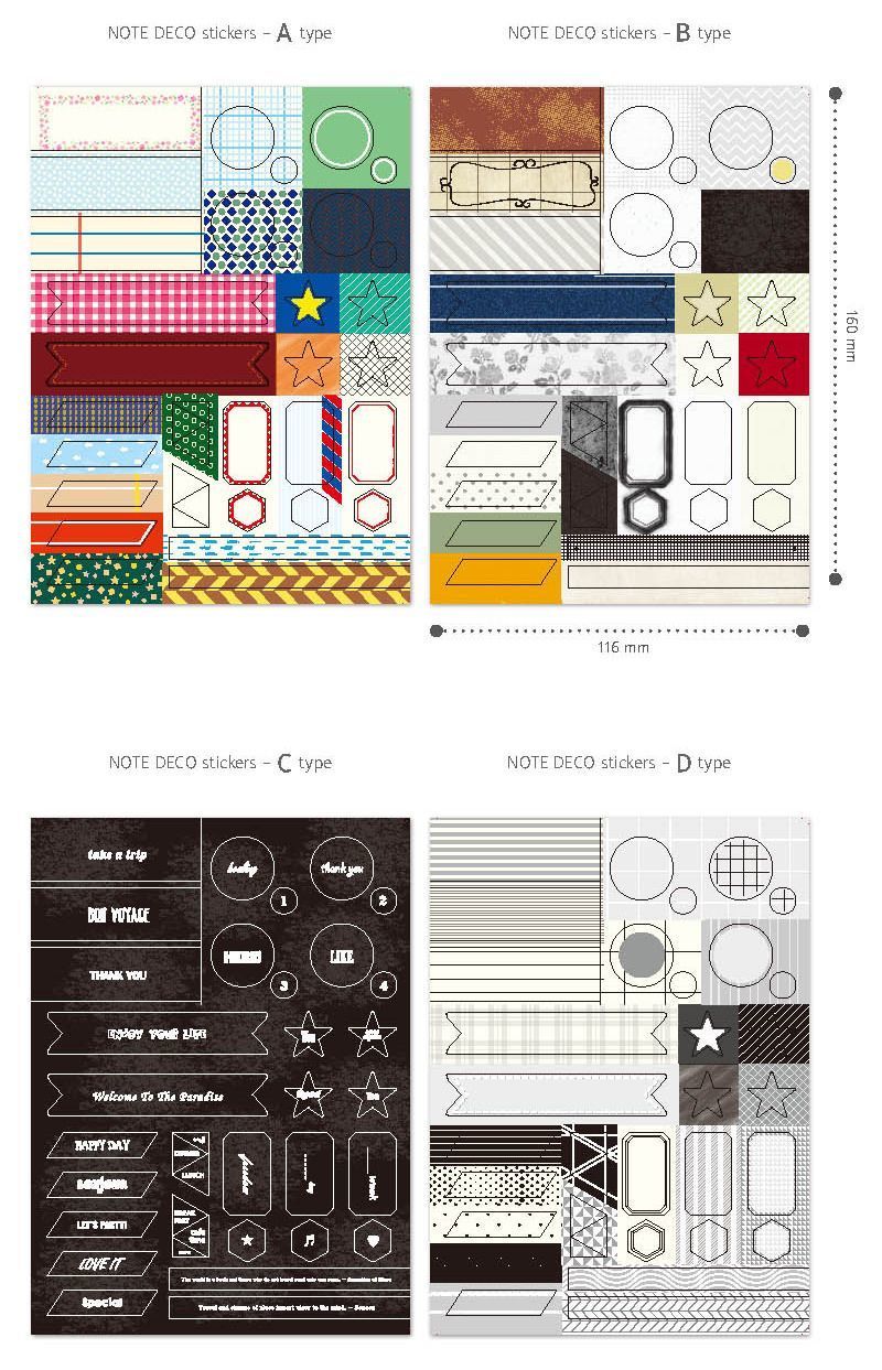 MochiThings: Note Deco Sticker Set