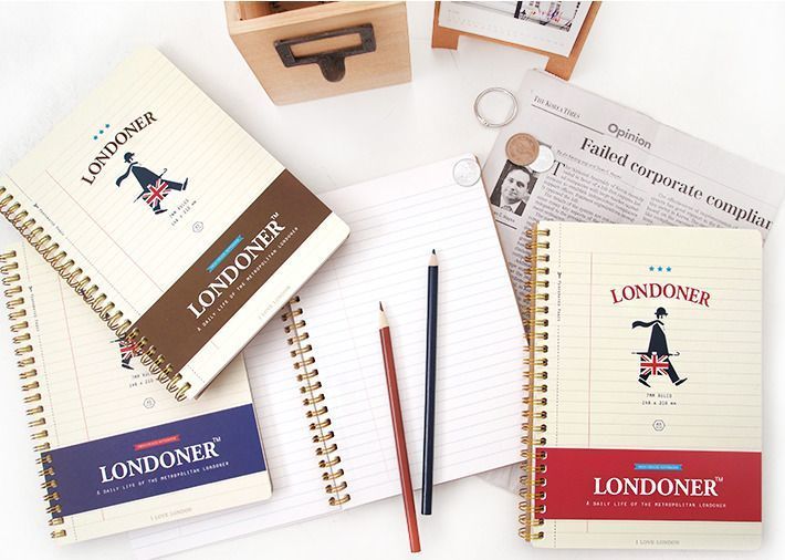 MochiThings: Londoner Lined Notebook