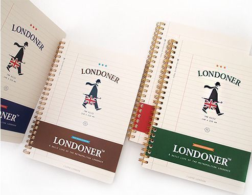 MochiThings: Londoner Lined Notebook