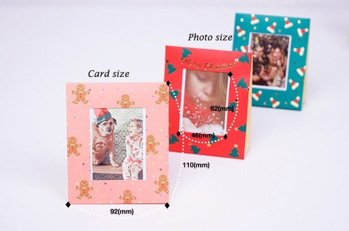MochiThings: Christmas Instax Mini Frame Card v2