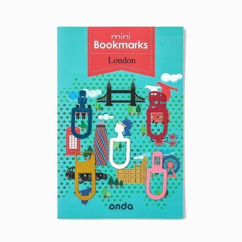 MochiThings: Mini London Bookmark Set