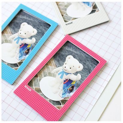 MochiThings: Pink Check Instax Mini Frame