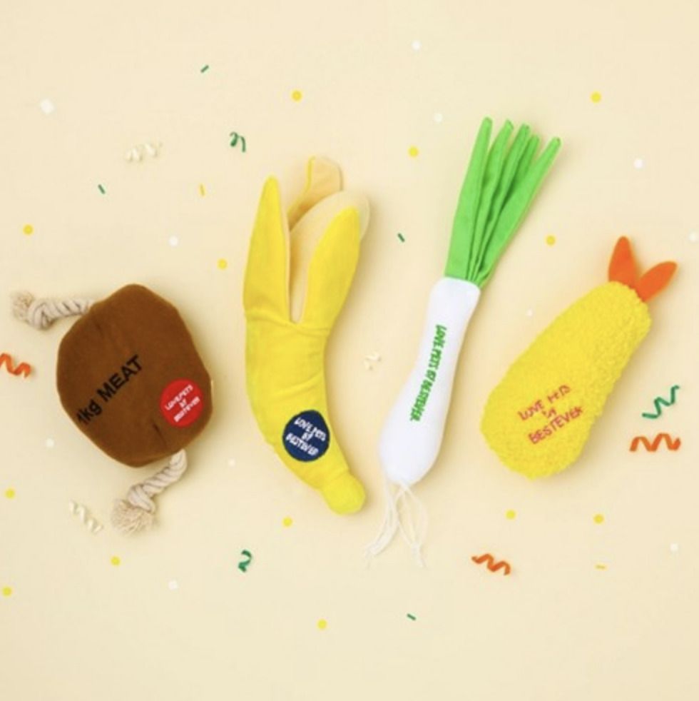 MochiThings: Squeaky Tempura Shrimp Cushion