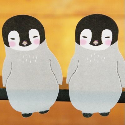 MochiThings: Baby Penguin Sticky Note