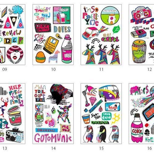 MochiThings: Pop Art Canvas Sticker