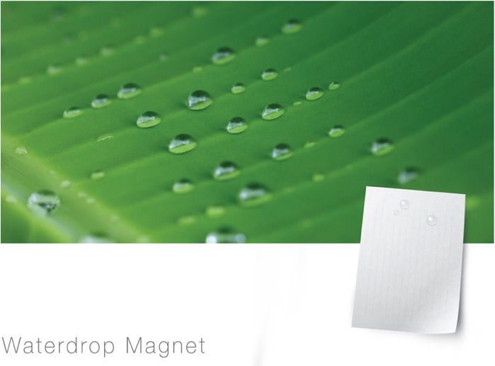 MochiThings: White Waterdrop Magnet
