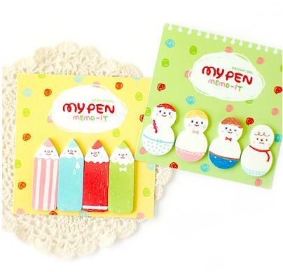 MochiThings: Pen Sticky Note Set