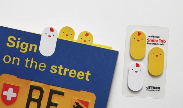 MochiThings: Baby Chick Index Sticky Note