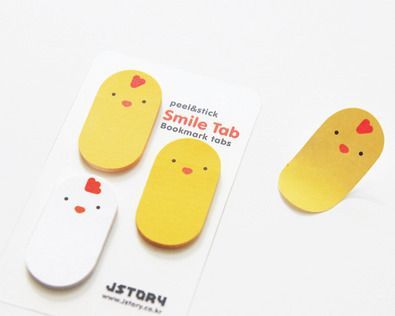 MochiThings: Baby Chick Index Sticky Note