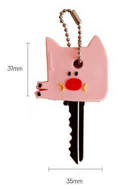 MochiThings: Animal Key Cover: Happy Pig