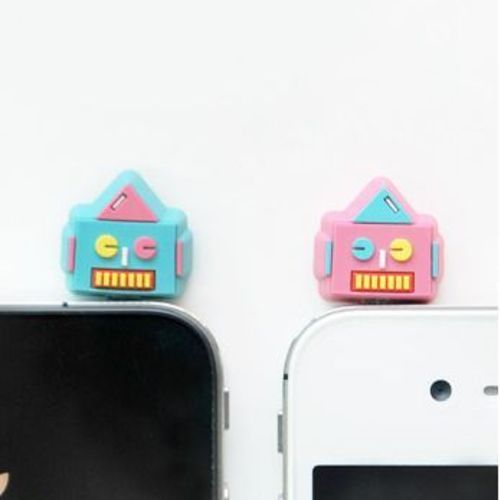 MochiThings: Robot Couple Earphone Cap
