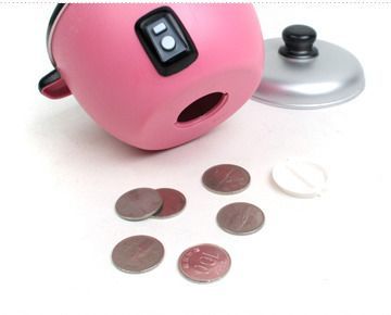 MochiThings: Sky Blue Rice Cooker Coin Bank