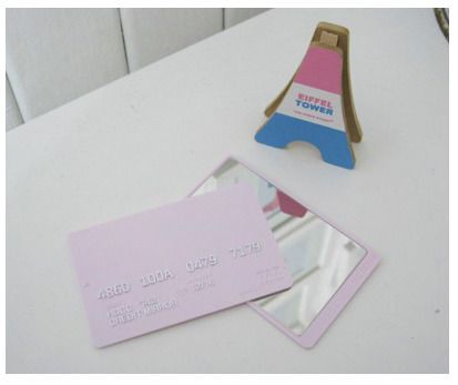 MochiThings: Pink Credit Card Mirror