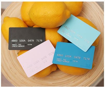 MochiThings: Pink Credit Card Mirror