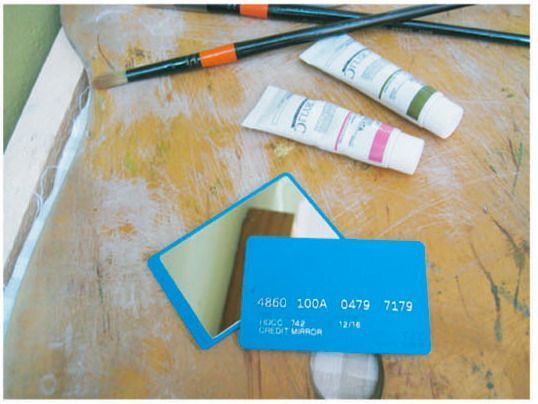 MochiThings: Pink Credit Card Mirror