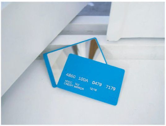 MochiThings: Pink Credit Card Mirror