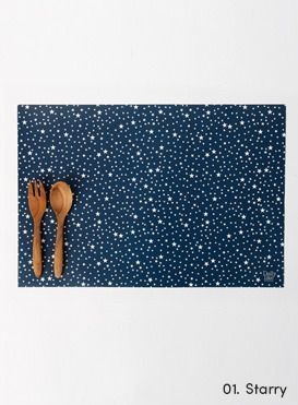 MochiThings: 8pcs Pattern Paper Table Mat Set