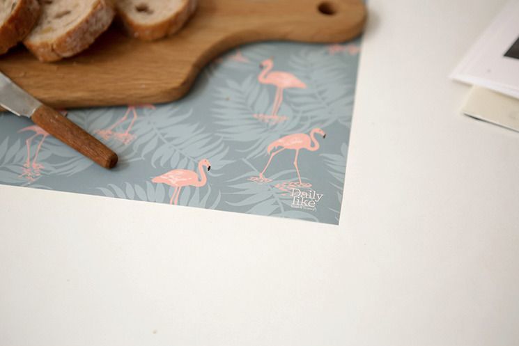 MochiThings: 8pcs Pattern Paper Table Mat Set