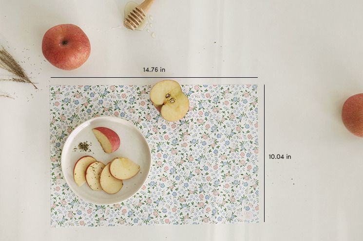 MochiThings: 8pcs Pattern Paper Table Mat Set