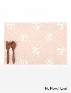 MochiThings: 8pcs Pattern Paper Table Mat Set