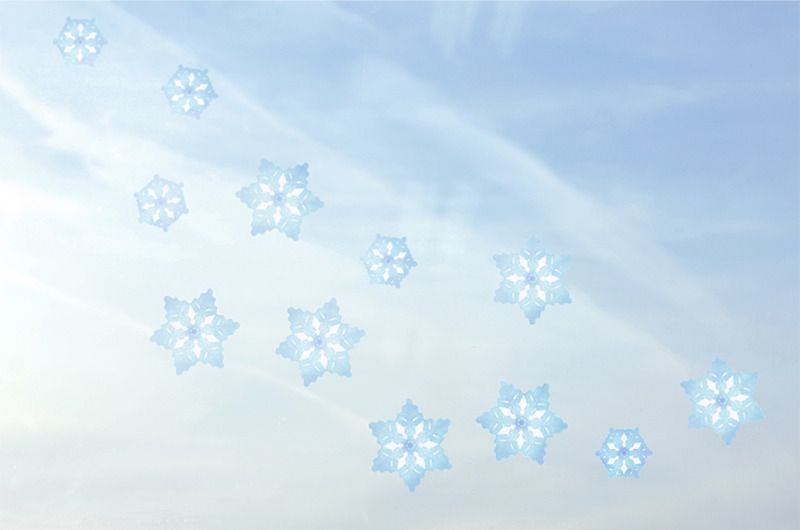 MochiThings: Snowflake Tracing Sticky Note