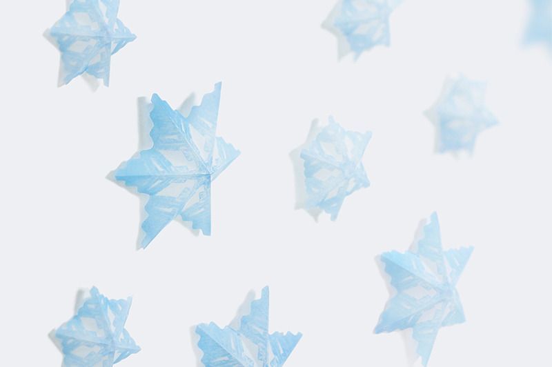 MochiThings: Snowflake Tracing Sticky Note