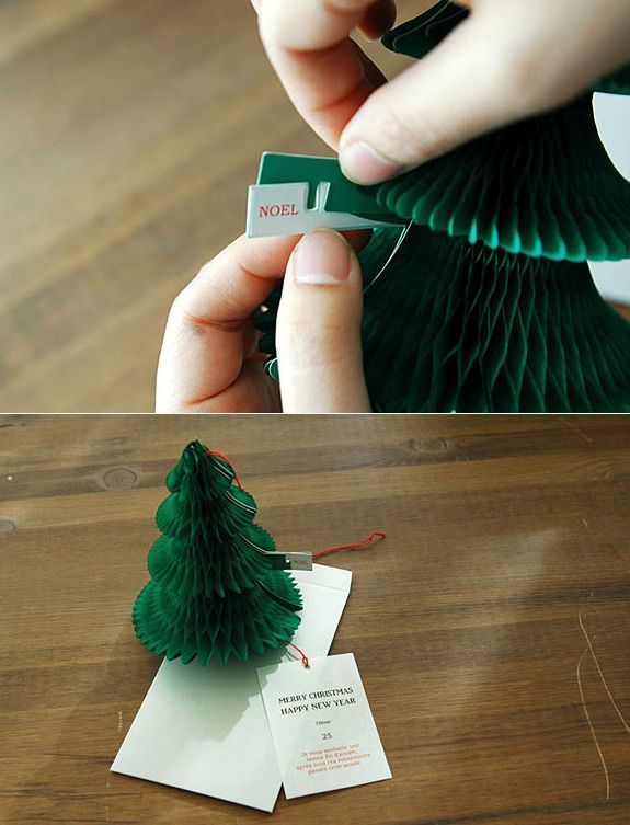 MochiThings: Hanging Christmas Tree Card