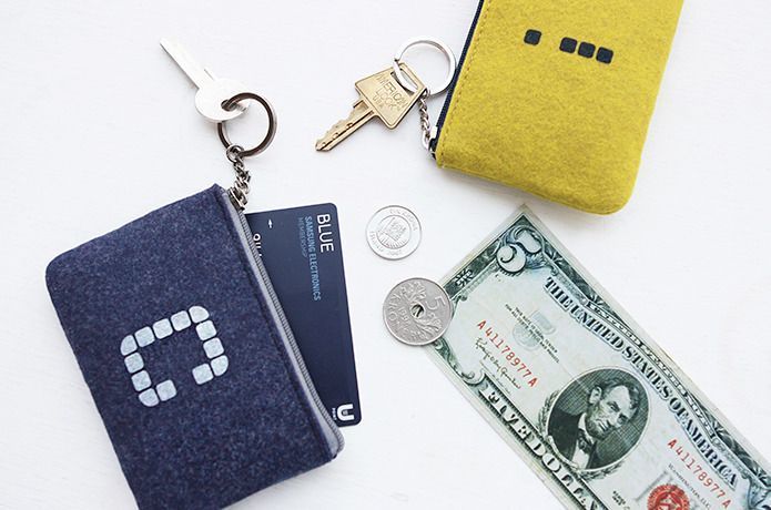 MochiThings: Felt Coin Case