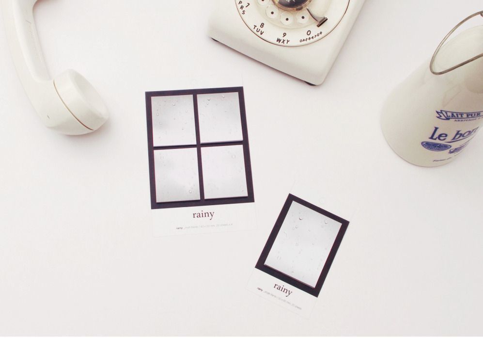 MochiThings: Rainy Sticky Note Set