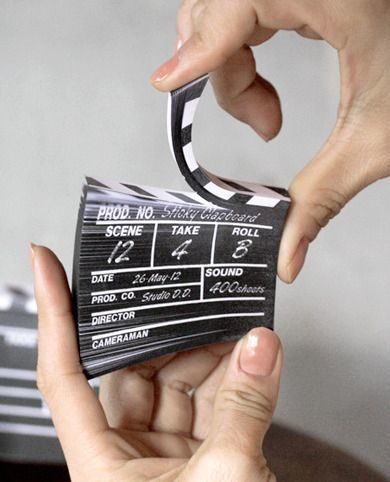 MochiThings: Film Slate Sticky Note