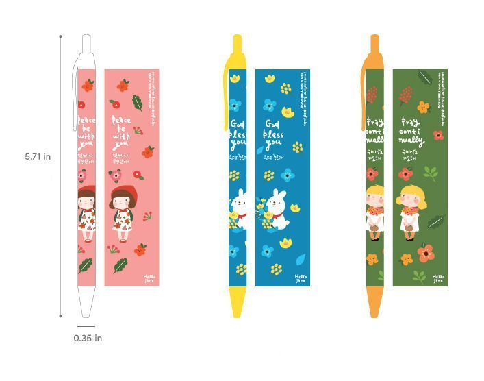 MochiThings: Hello Jane Pen Set