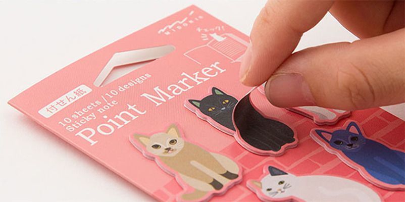 MochiThings: Animal Point Sticky Note Set