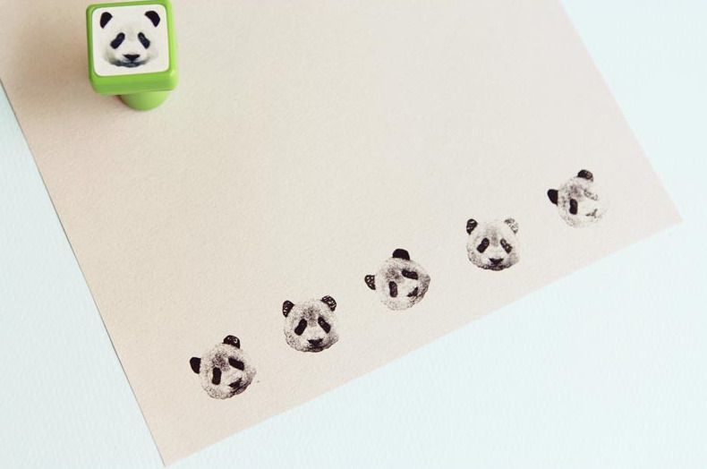 MochiThings: Animal Face Self-Inking Stamp