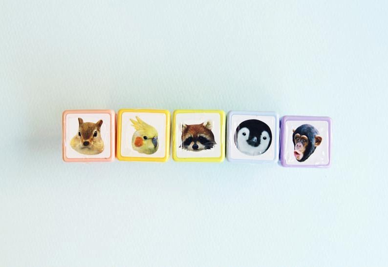 MochiThings: Animal Face Self-Inking Stamp