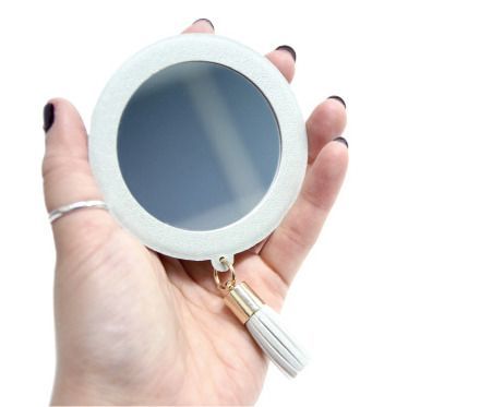 MochiThings: Tassel Round Hand Mirror