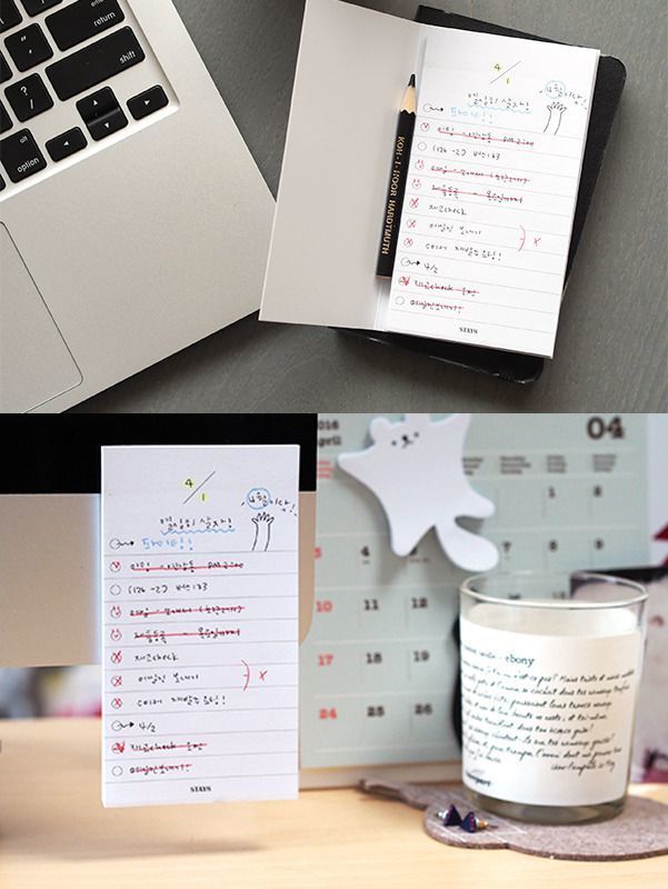 MochiThings: Inspired Checklist Sticky Notebook