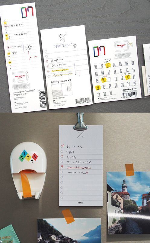 MochiThings: Inspired Checklist Sticky Notebook