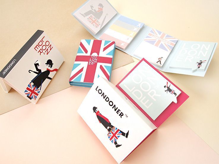MochiThings: Londoner Folding Sticky Notebook