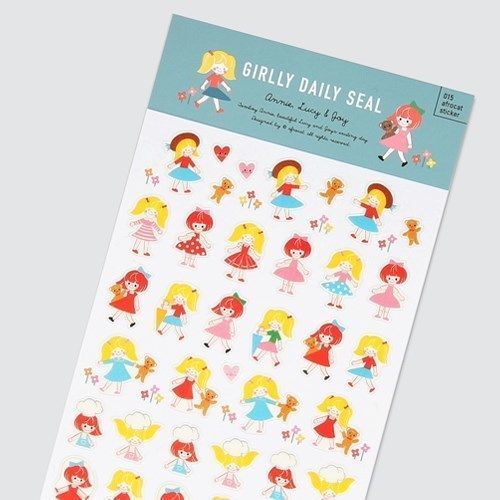 MochiThings: Little Girl Deco Sticker