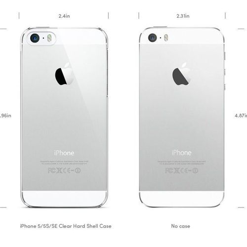 MochiThings: iPhone 5/5S/SE Clear Hard Shell Case