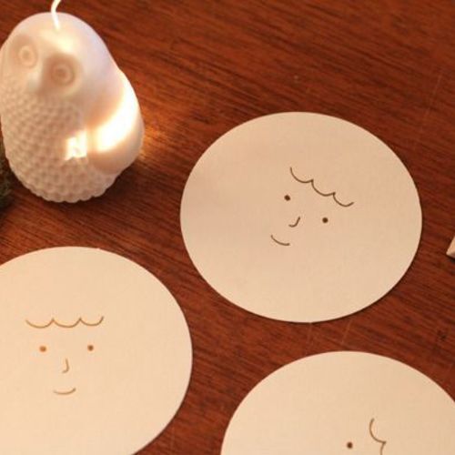 MochiThings: Round Face Card Set