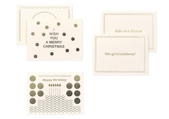 MochiThings: Mini Gold Message Card