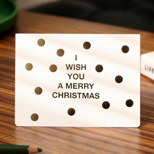 MochiThings: Mini Gold Message Card