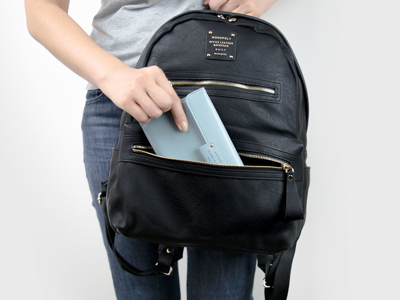 MochiThings: Monopoly Daily Leather Backpack