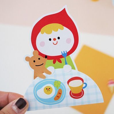 MochiThings: Red Riding Hood Card