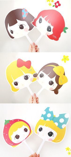 MochiThings: Cute Girl Handy Fan