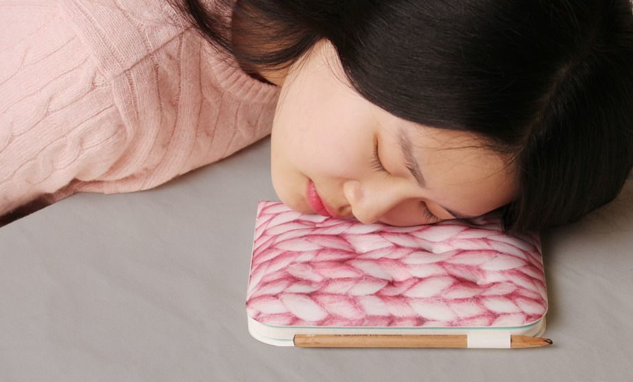 MochiThings: Knit Pattern Cushion Notebook