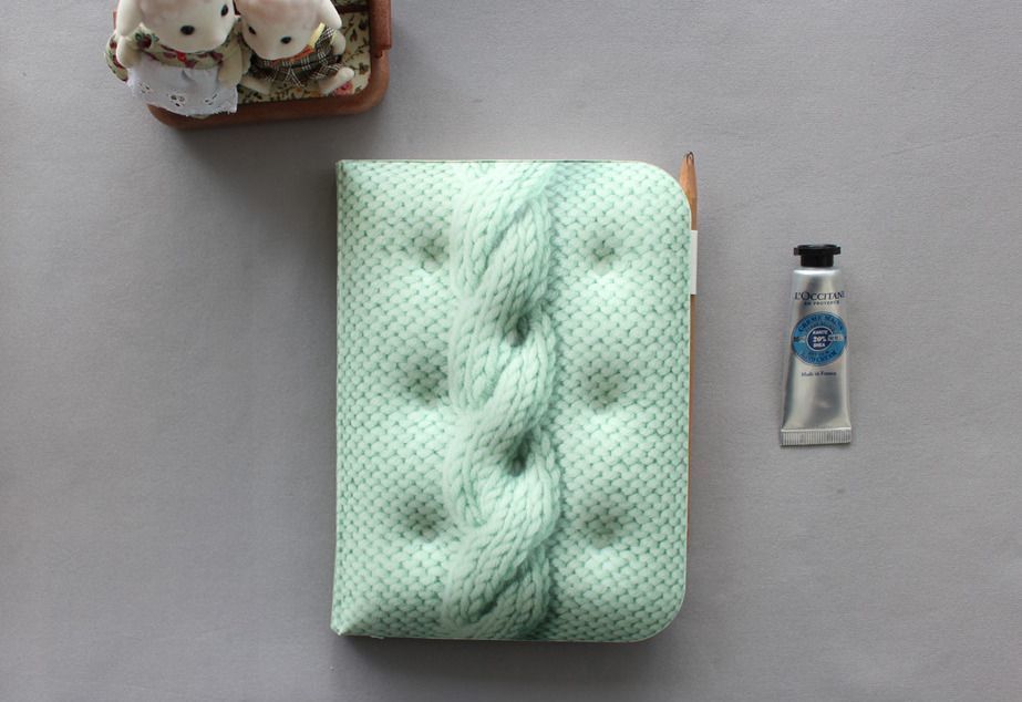MochiThings: Knit Pattern Cushion Notebook