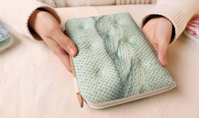 MochiThings: Knit Pattern Cushion Notebook